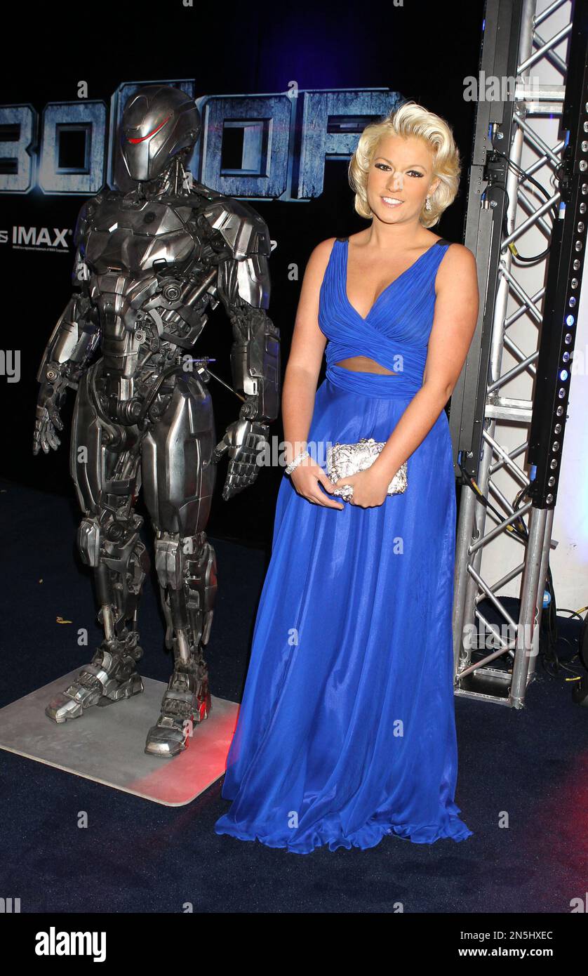 Natalie Coyle at the World Premiere of RoboCop, held at the BFI ...