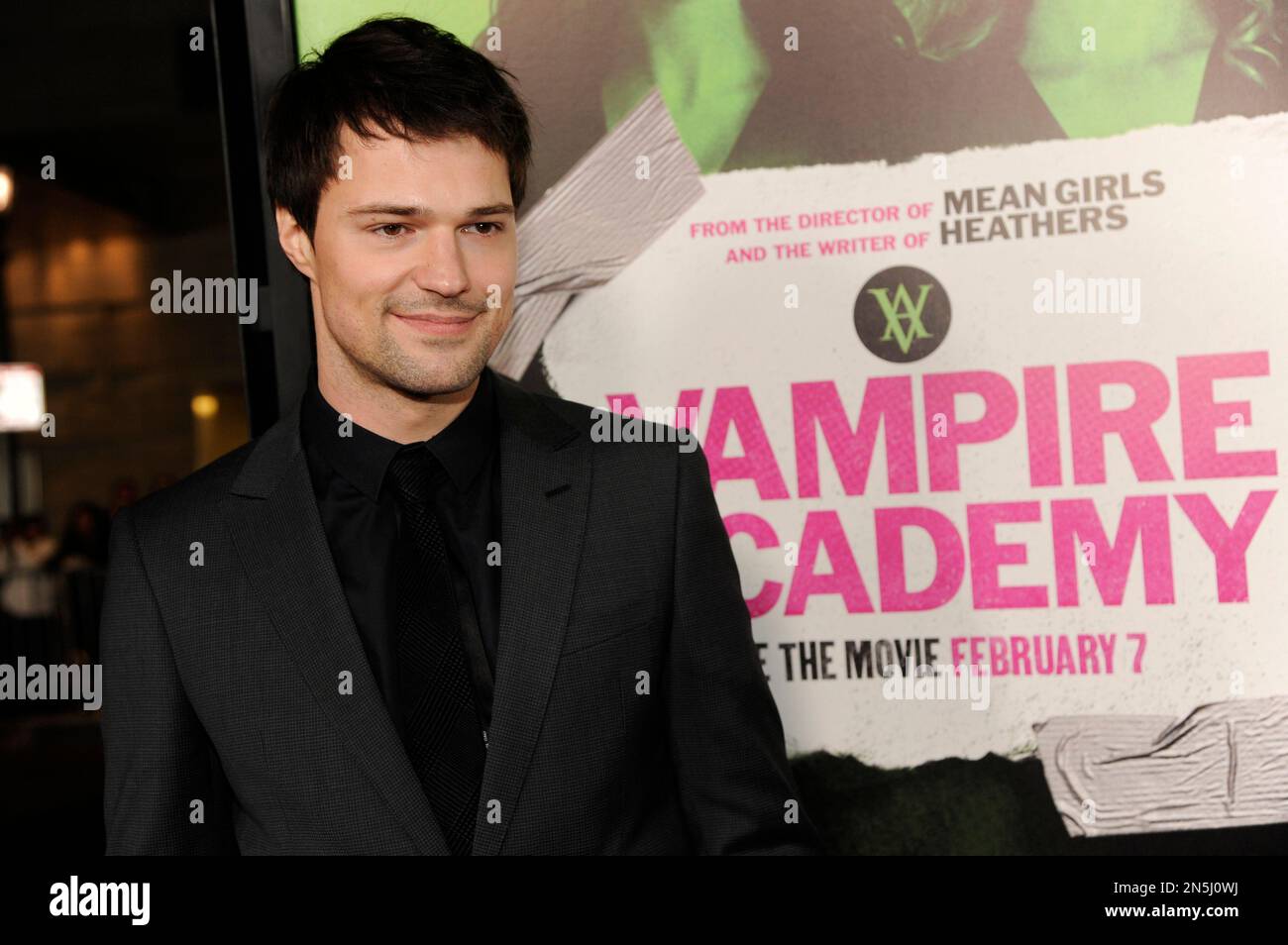 Danila Kozlovsky A Cast Member In Vampire Academy Poses At The