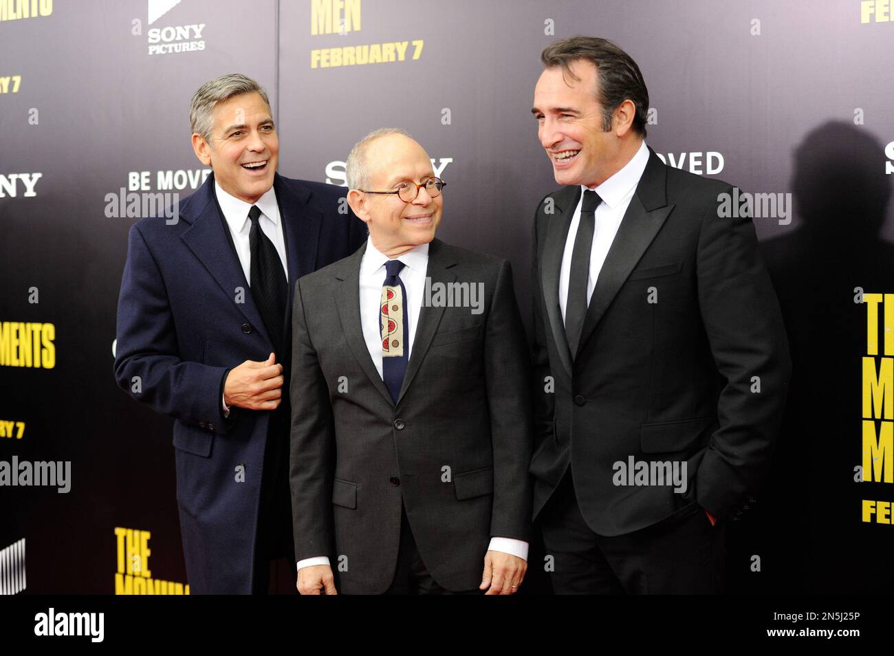 Director and actor George Clooney, left, actors Bob Balaban and Jean ...