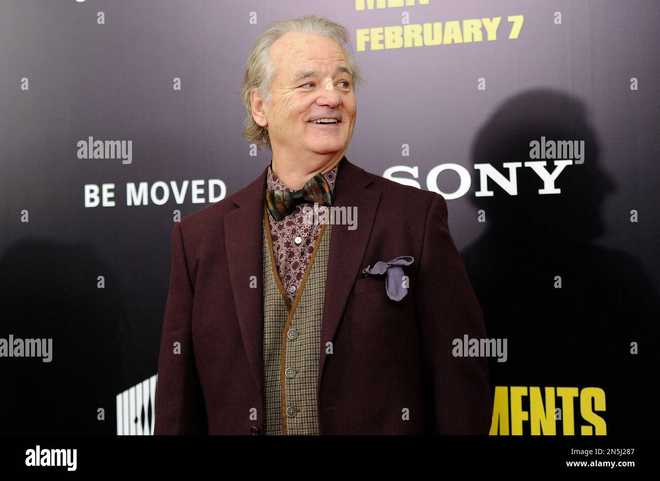 Actor Bill Murray attends the premiere of "The Monuments Men" at the ...