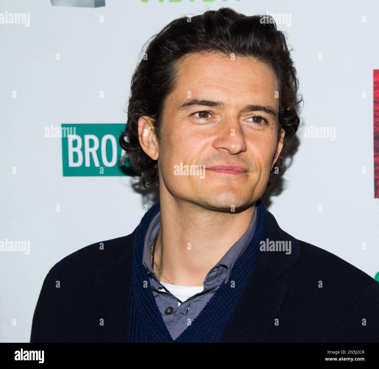Orlando Bloom attends the premiere of the stage-to-cinema release of ...