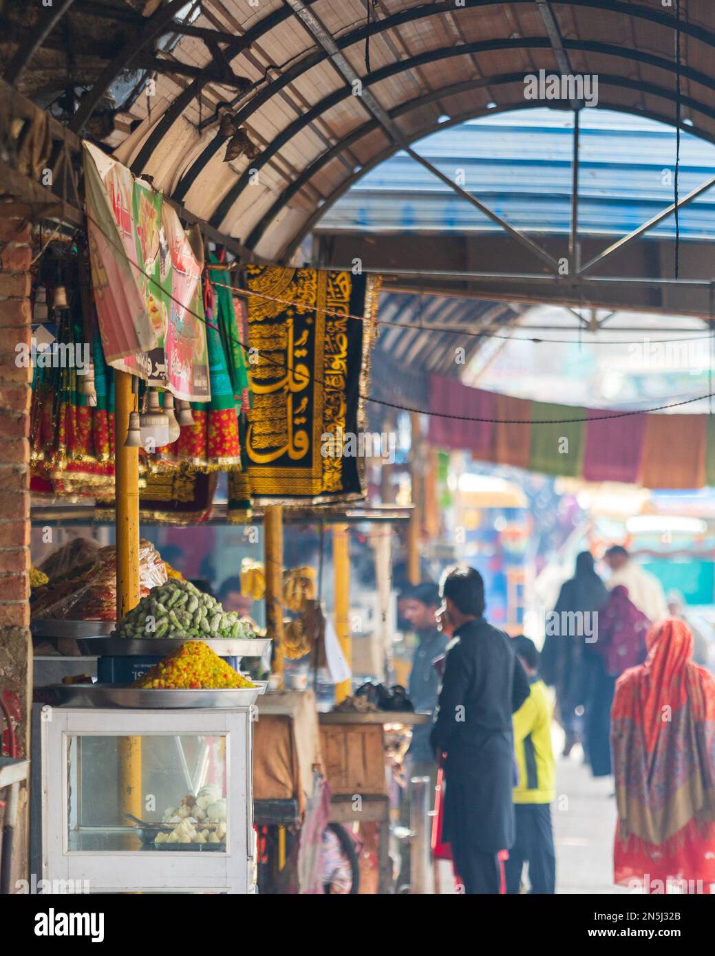 Shops at Bhit Shah Pakistan Stock Photo - Alamy