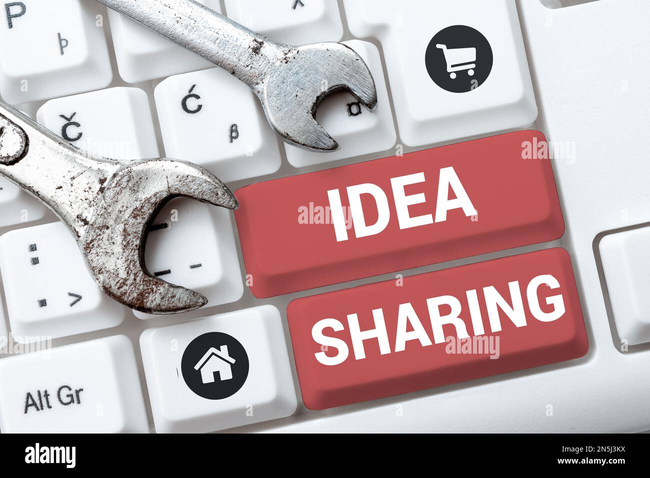 Inspiration showing sign Idea Sharing. Word Written on Startup launch ...