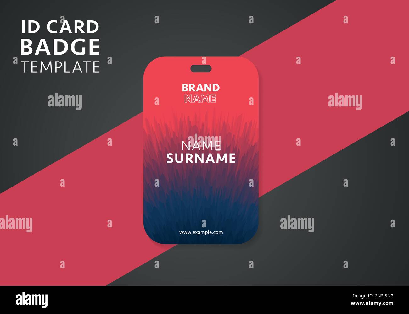 Modern and clean business id card template. professional id card design template Stock Vector ...