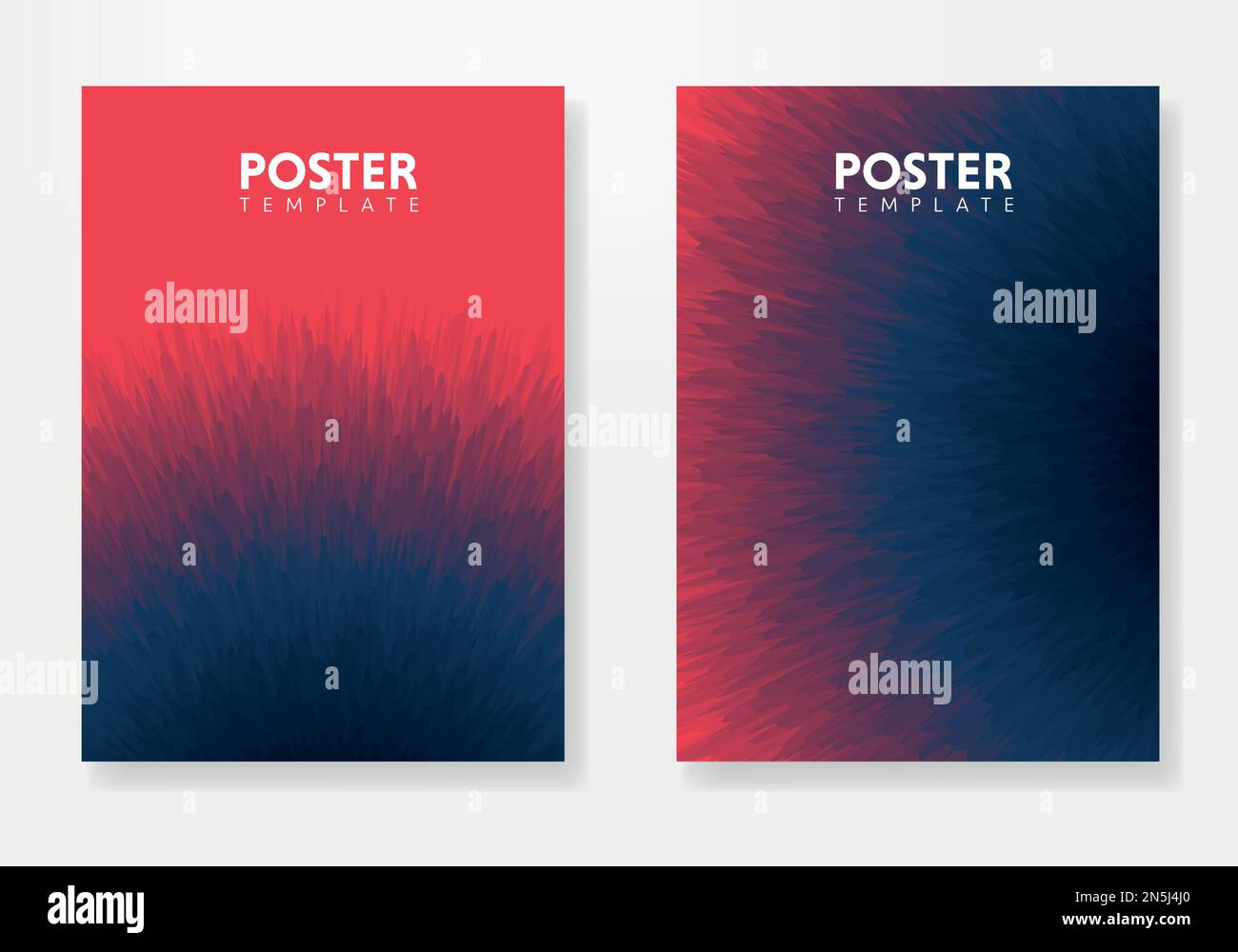 Stylish red and dark blue gradient banner templates, gradient ...
