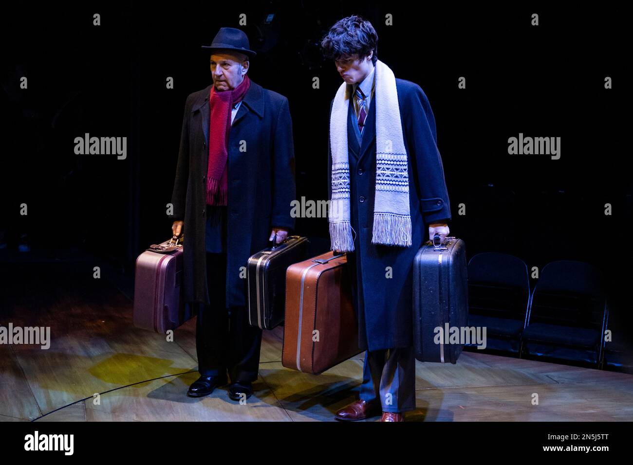 London, UK. 9 February 2023. (L) Michael Maloney as Anton Korsakov and ...