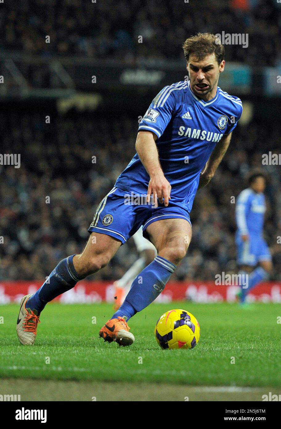 Chelsea's Branislav Ivanovic in action during their English Premier ...