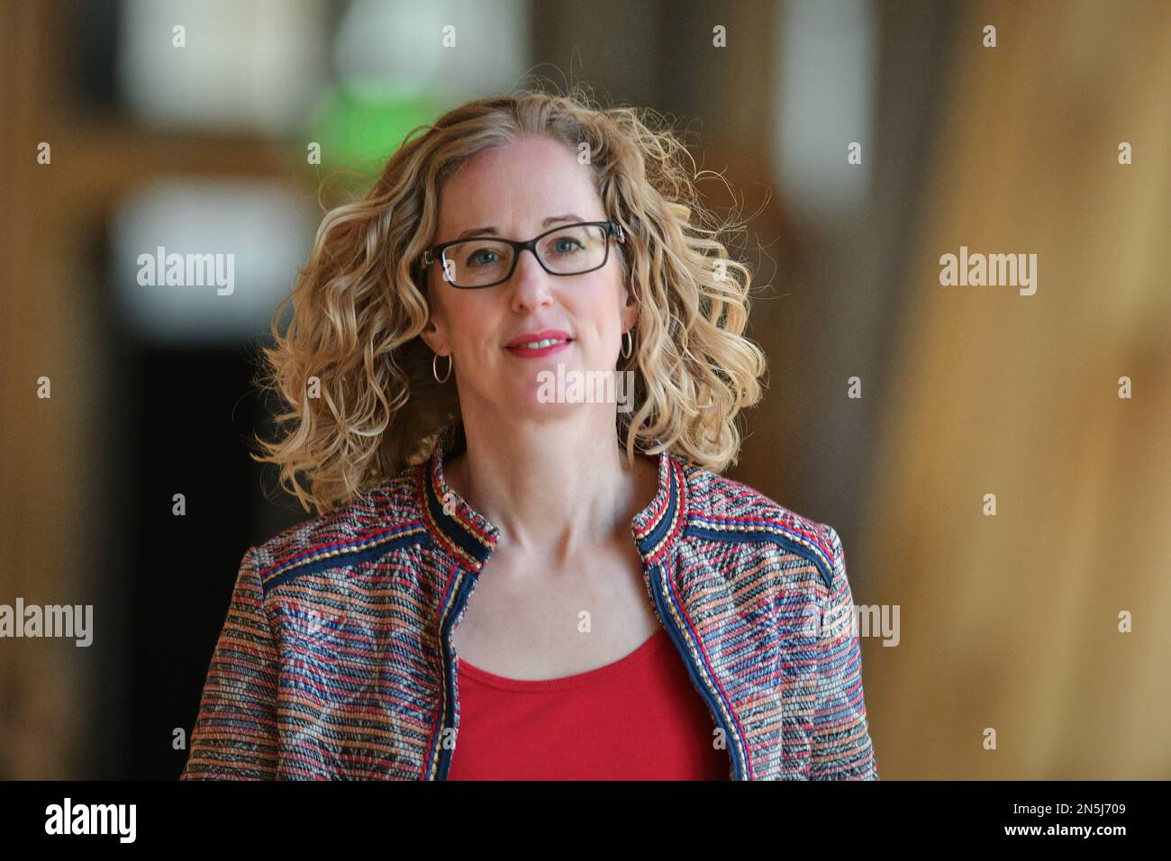 Edinburgh Scotland, UK 09 February 2023. Scottish Green Part Lorna ...