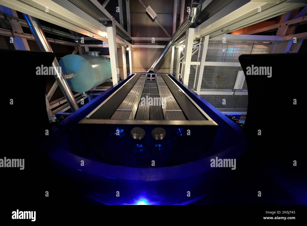 A cross-section of a prototype reactor is shown inside Last Energy's ...
