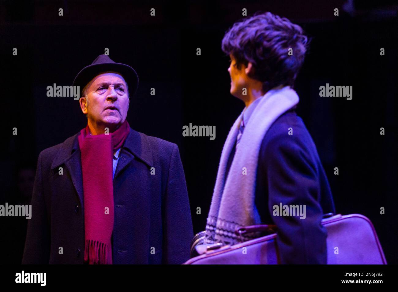 London, UK. 9 February 2023. (L) Michael Maloney as Anton Korsakov and ...