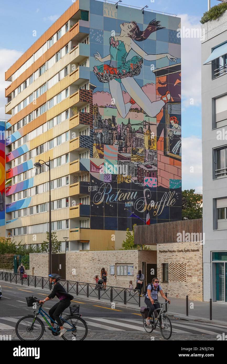 Paris 13 mural street art hi-res stock photography and images - Alamy