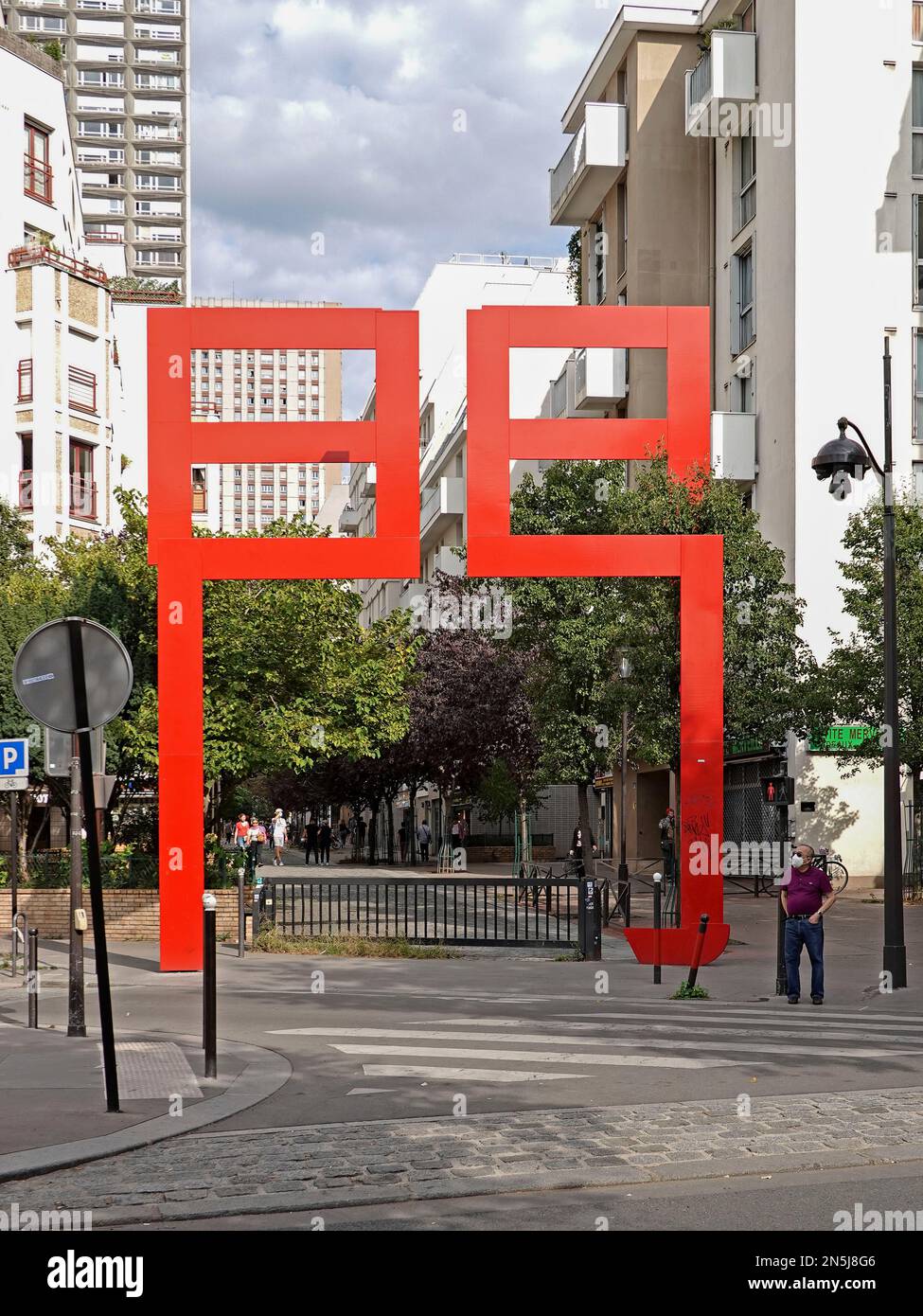 France, Paris, September 13, 2021 : The 13th arrondissement, Quartier ...