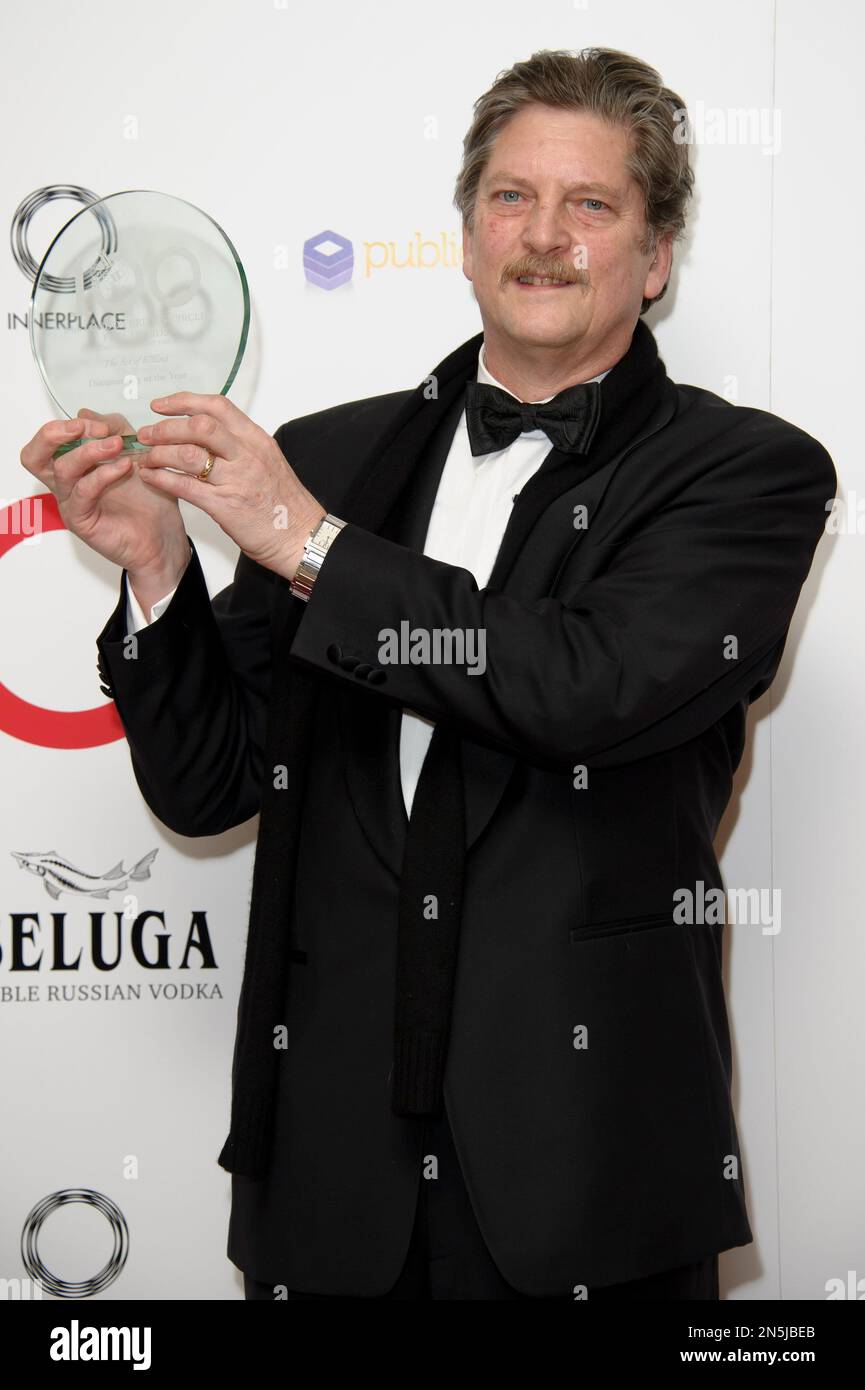 Andre Singer with his award for Documentary of the Year at The London ...