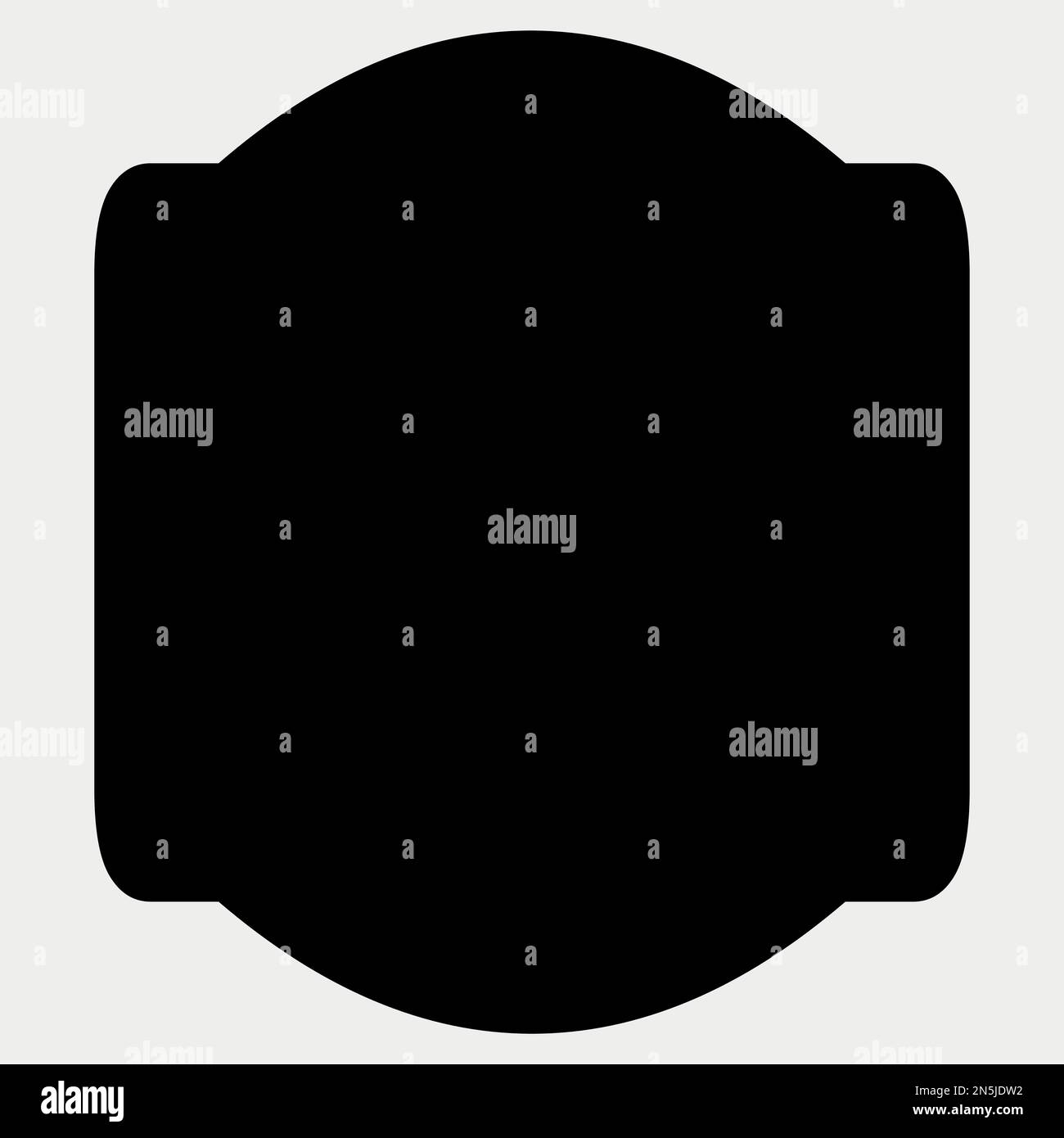 Frame Silhouette Shape Element vector illustration Stock Vector Image ...