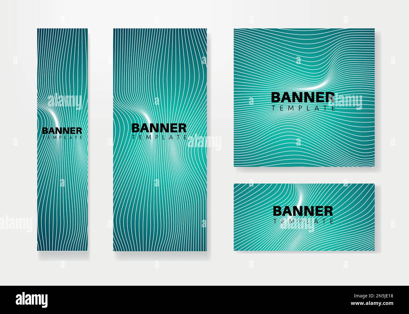 Modern banner design web template Set, web banner. Background for ...