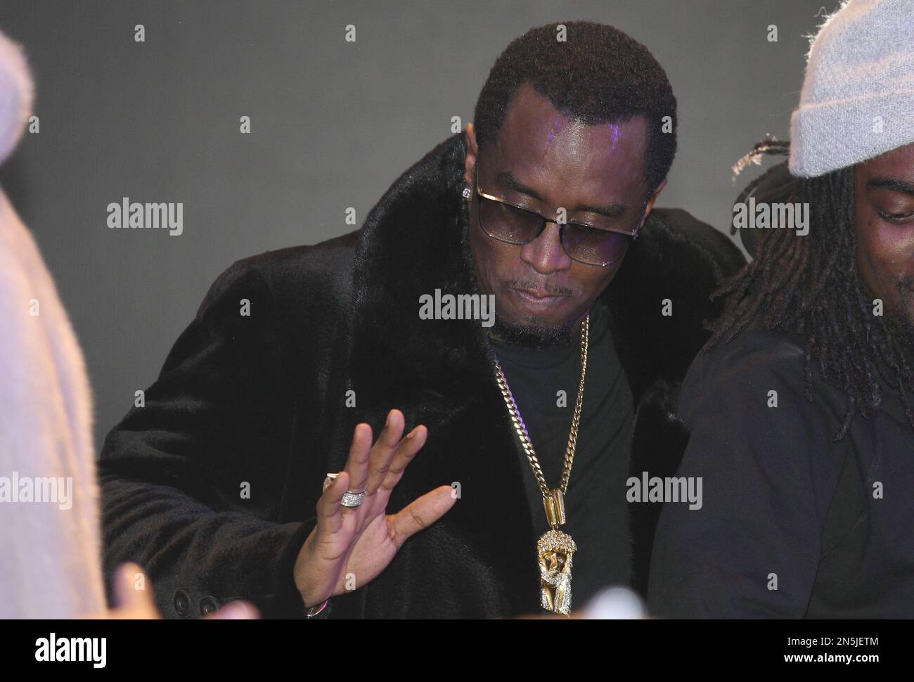 Sean Combs is seen performing at "Revolt's Music Revolution Party" on ...