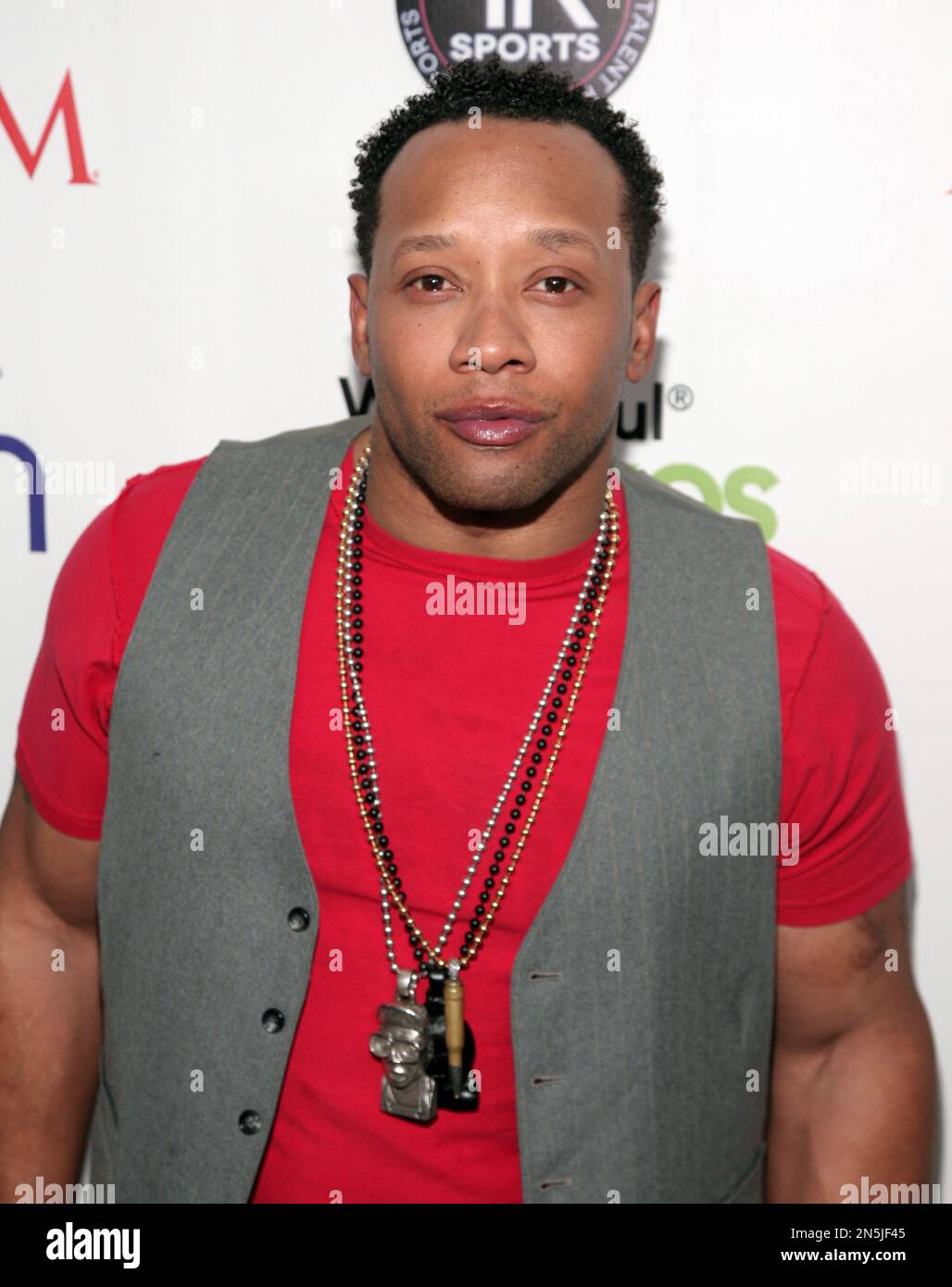 Former professional football player Jamal Anderson attends the Maxim ...