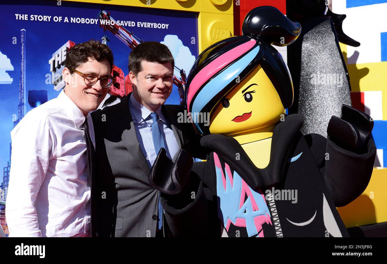 Director Christopher Miller, right, and director Phil Lord seen at the ...