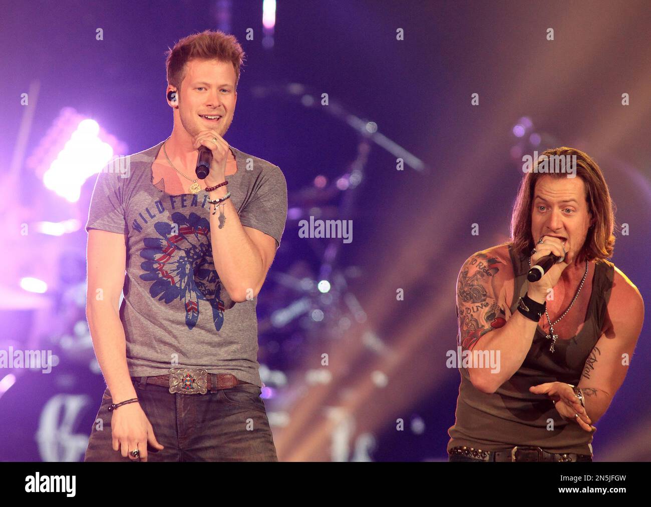 Country music pop duo Florida Georgia Line perform in concert at the ...