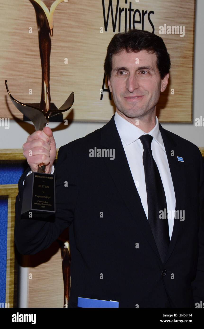 Billy Ray poses in the press room with the outstanding adapted ...