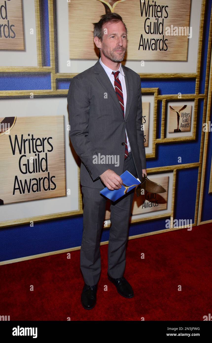 Spike Jones poses in the press room with the original screenplay award ...
