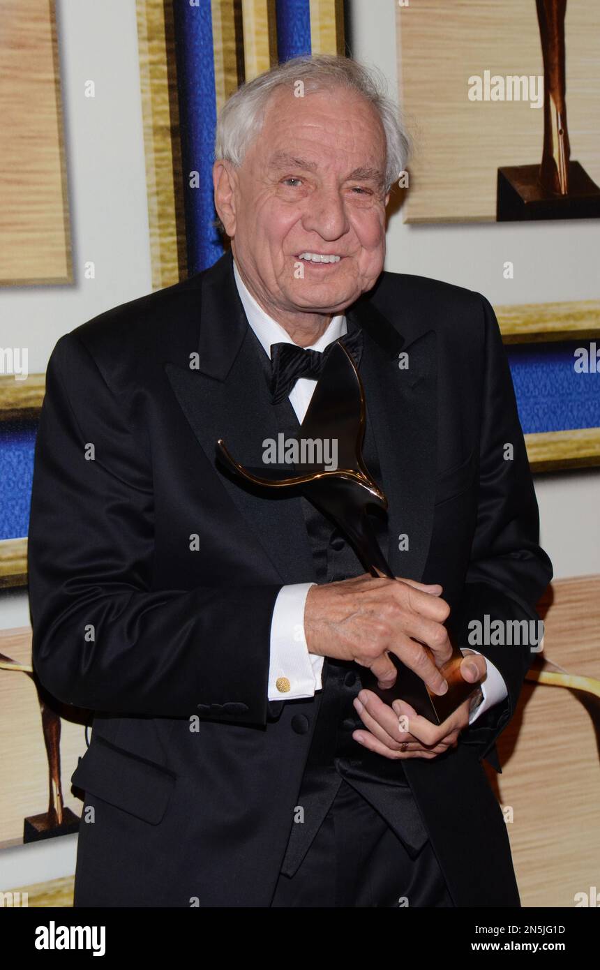 Garry Marshall poses in the press room with the Paddy Chayefski Laurel ...