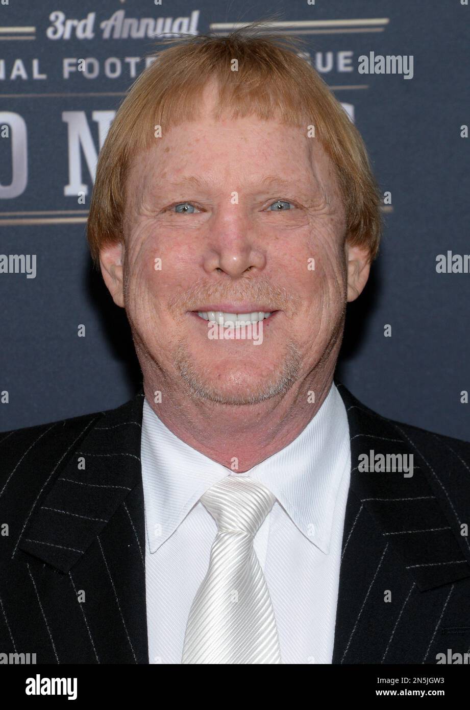 Oakland Raiders owner Mark Davis arrives at the 3rd annual NFL Honors ...