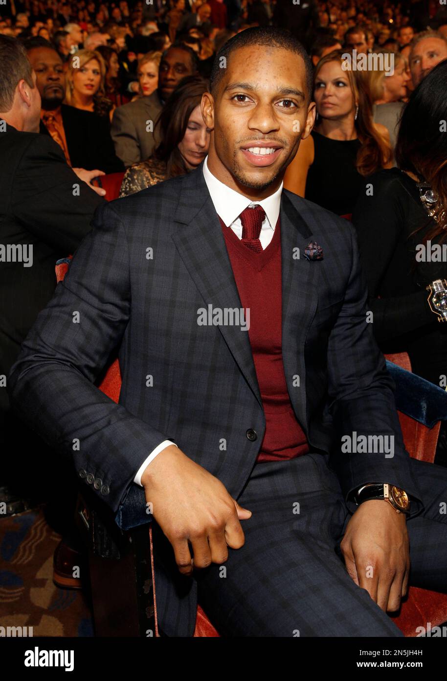 Victor Cruz of the New York Giants attends the 3rd annual NFL Honors at ...