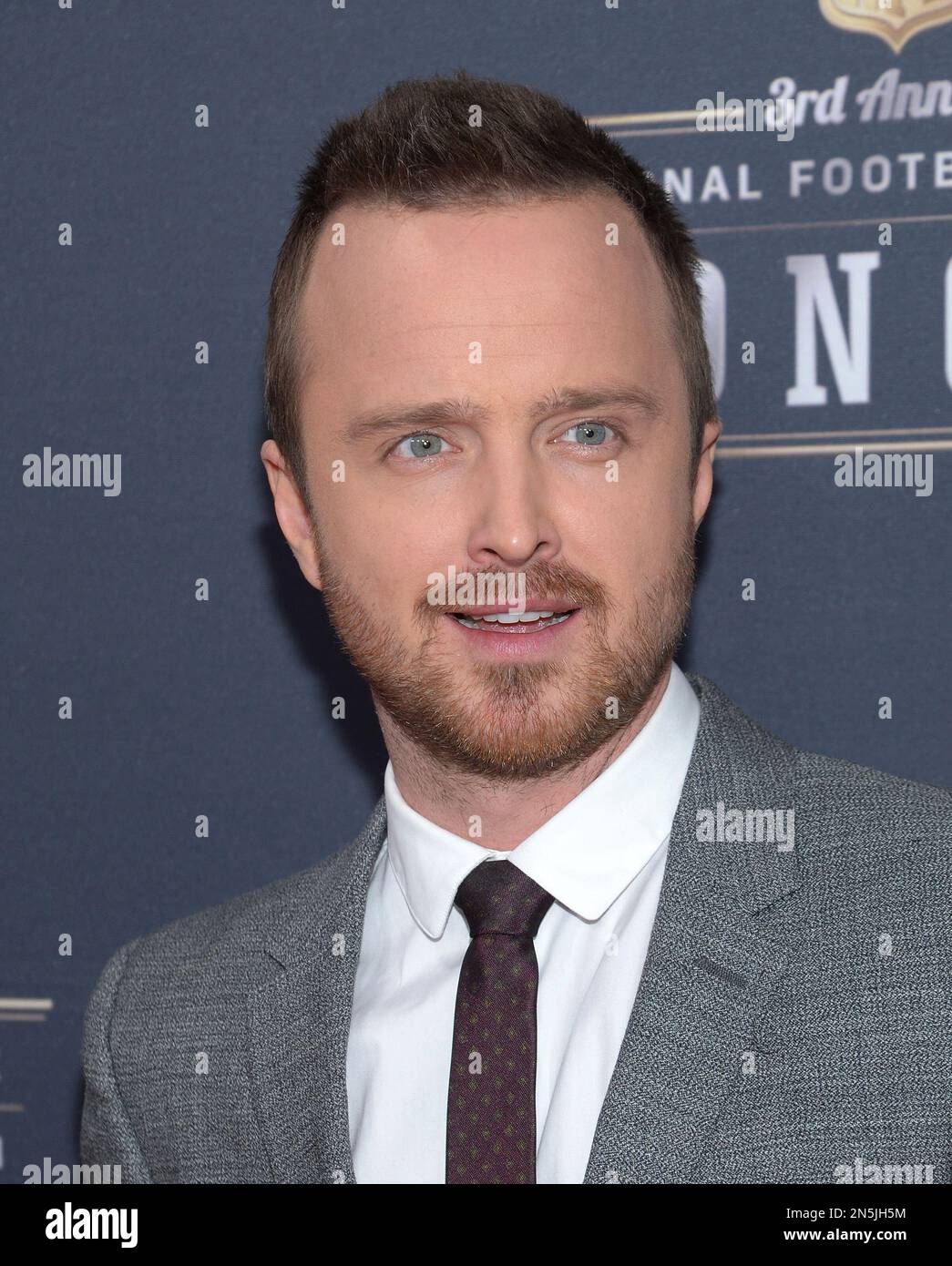 Actor Aaron Paul arrives at the 3rd annual NFL Honors at Radio City ...
