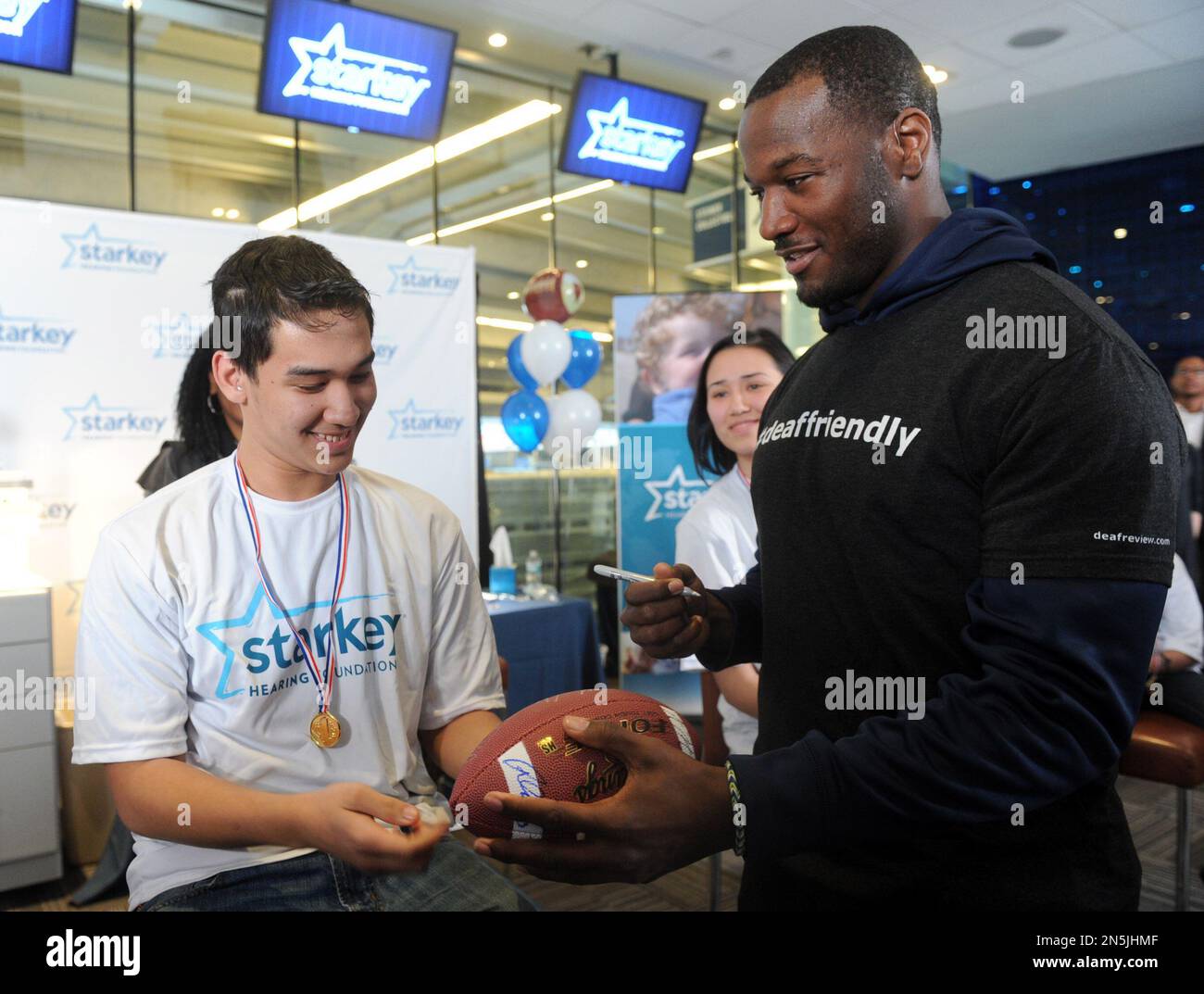 IMAGE DISTRIBUTED FOR STARKEY HEARING FOUNDATION - Seattle Seahawk ...
