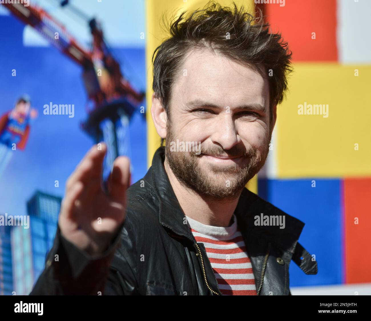 Charlie Day arrives at LA Premiere of "The Lego Movie" - Arrivals, on ...
