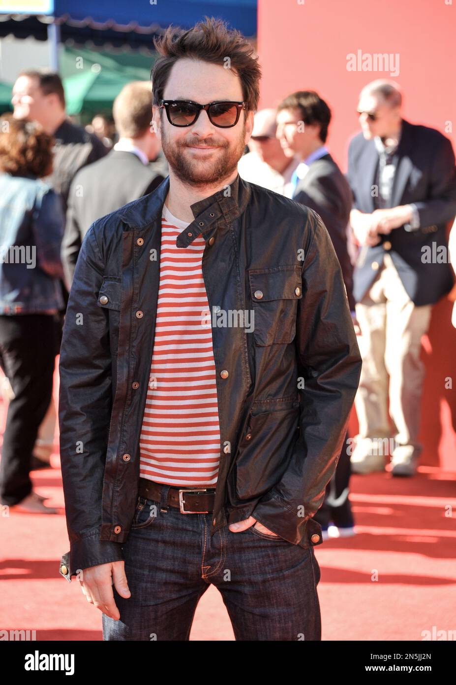Charlie Day arrives at LA Premiere of "The Lego Movie" - Arrivals, on ...