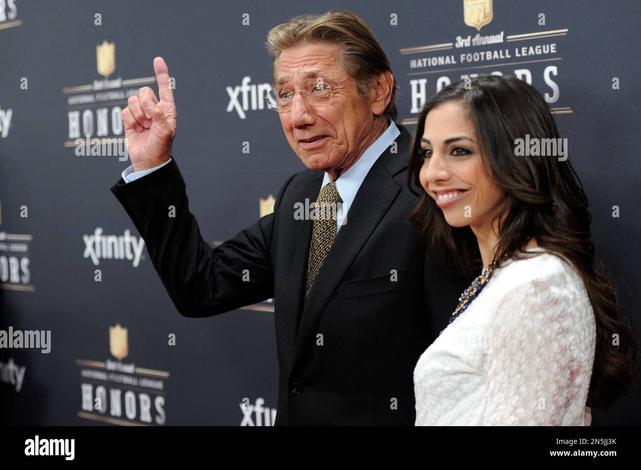 Former NFL player Joe Namath, left, and his daughter Jessica Namath ...
