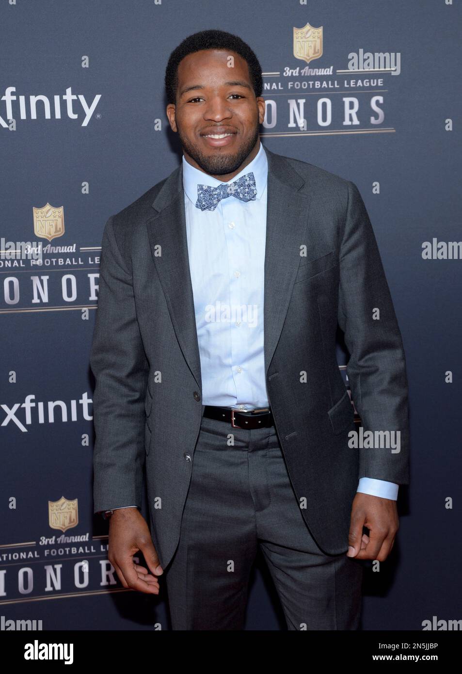 Alfred Morris, of the Washington Redskins, arrives at the 3rd annual ...