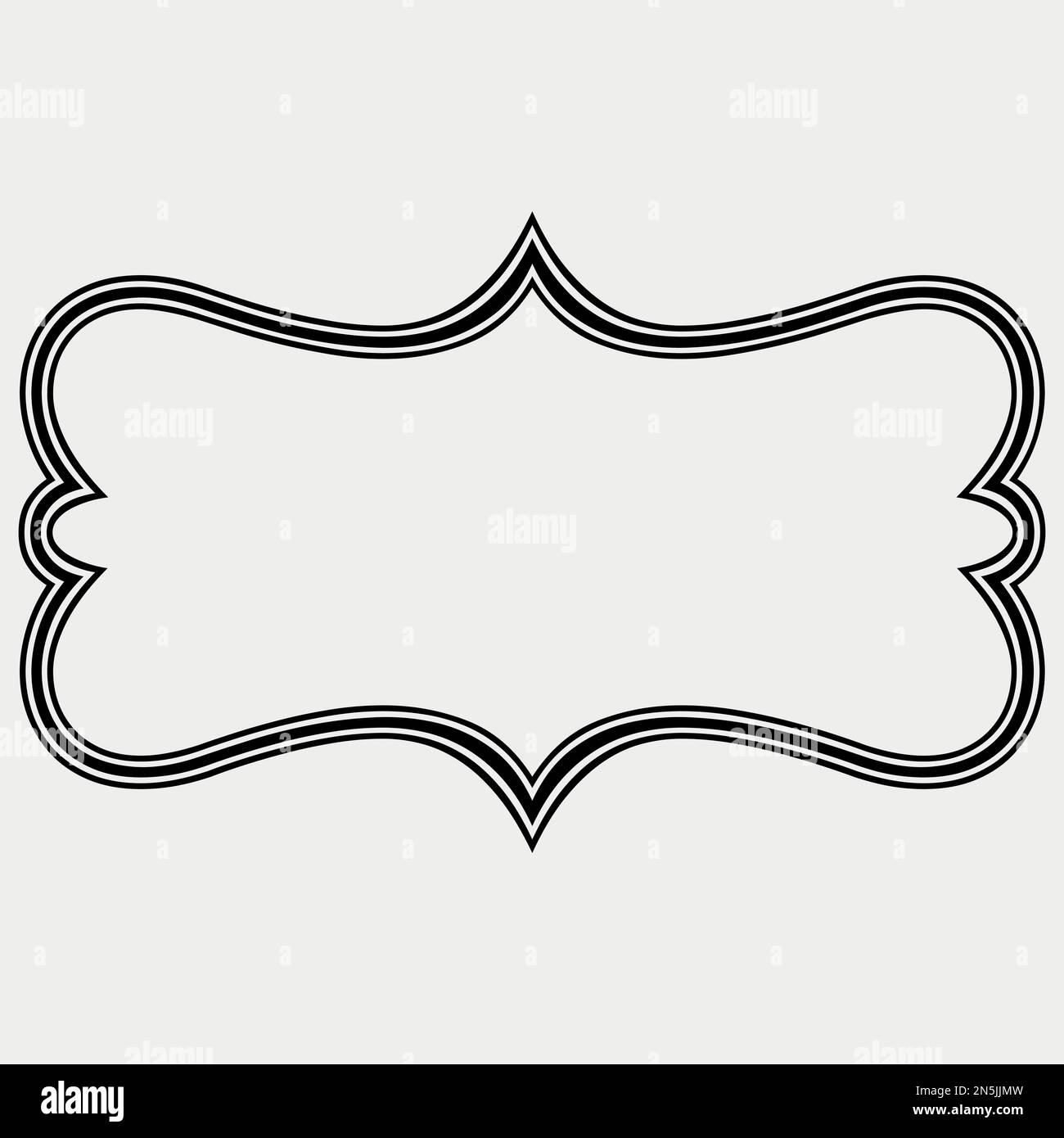 Frame Border Shape Element vector illustration Stock Vector Image & Art ...