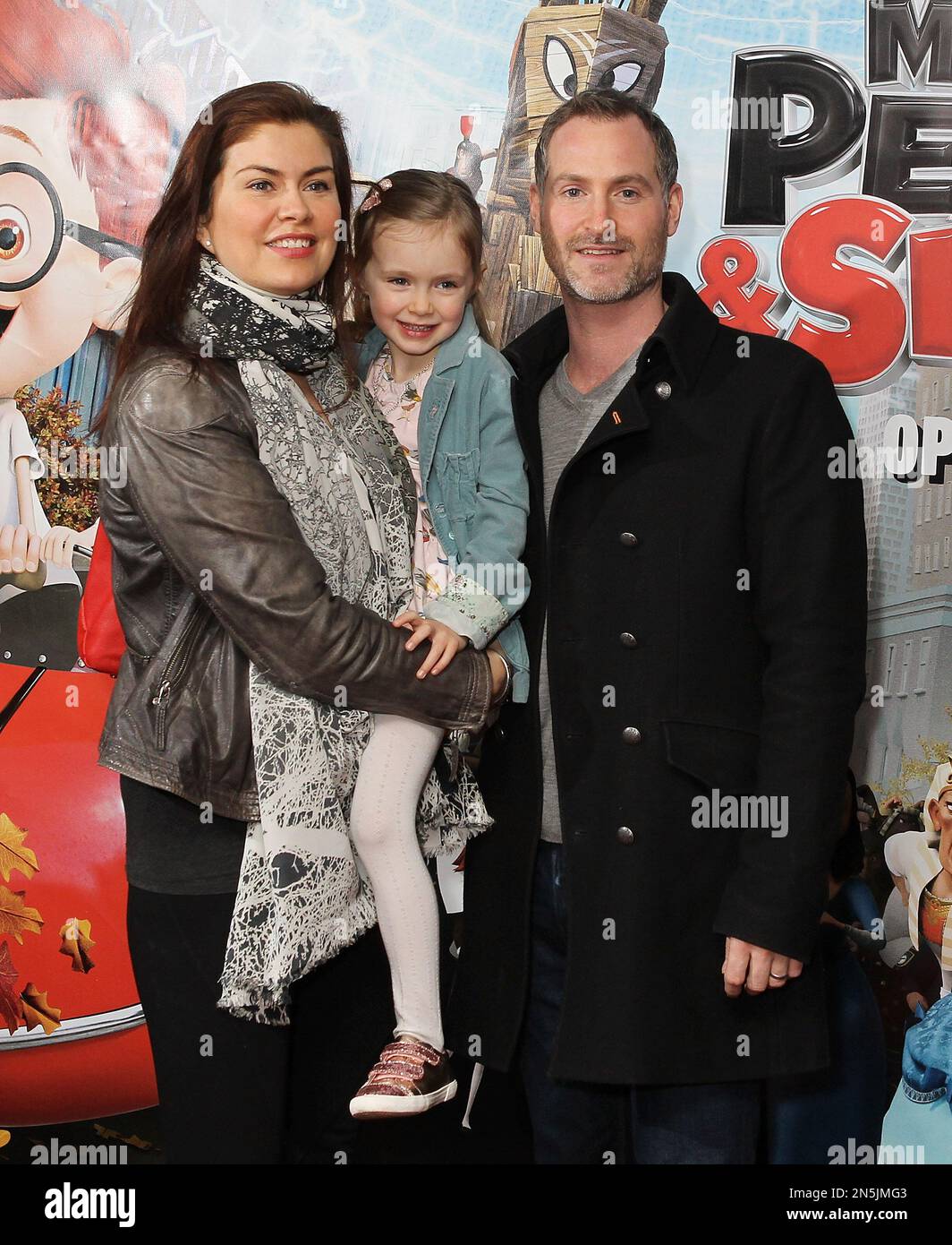 Amanda Lamb, daughter Willow McGuiness and husband Sean McGuiness ...