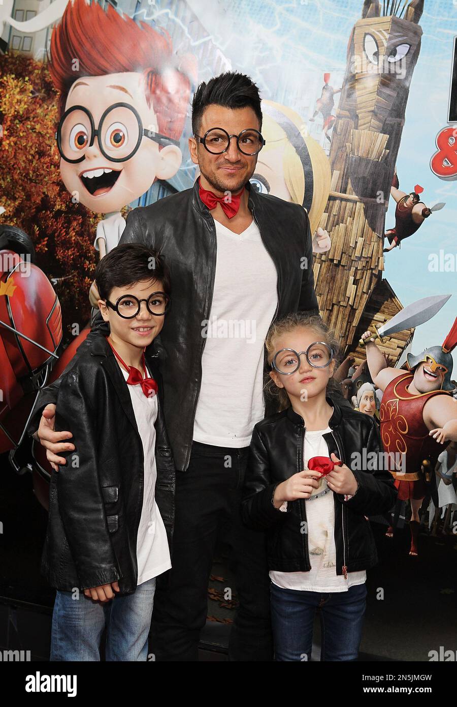 Peter Andre and his two children Princess Tiaamii Crystal Esther Andre ...