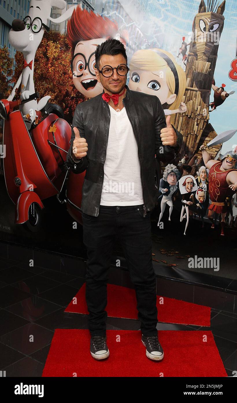 Peter Andre attends the Mr Peabody And Sherman 3D - VIP gala screening ...