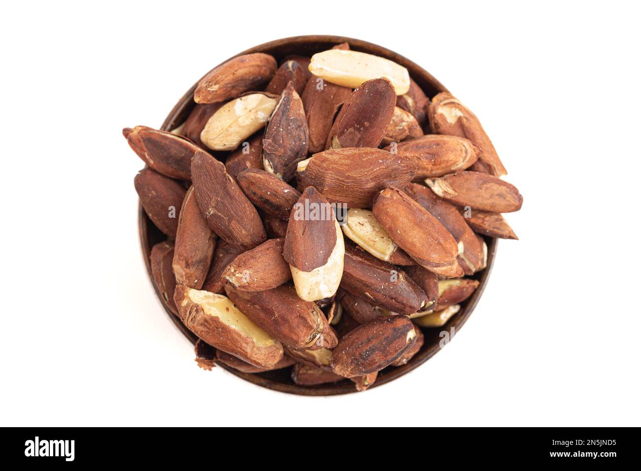 Pili Nuts from the Philippines on a White Background Stock Photo - Alamy