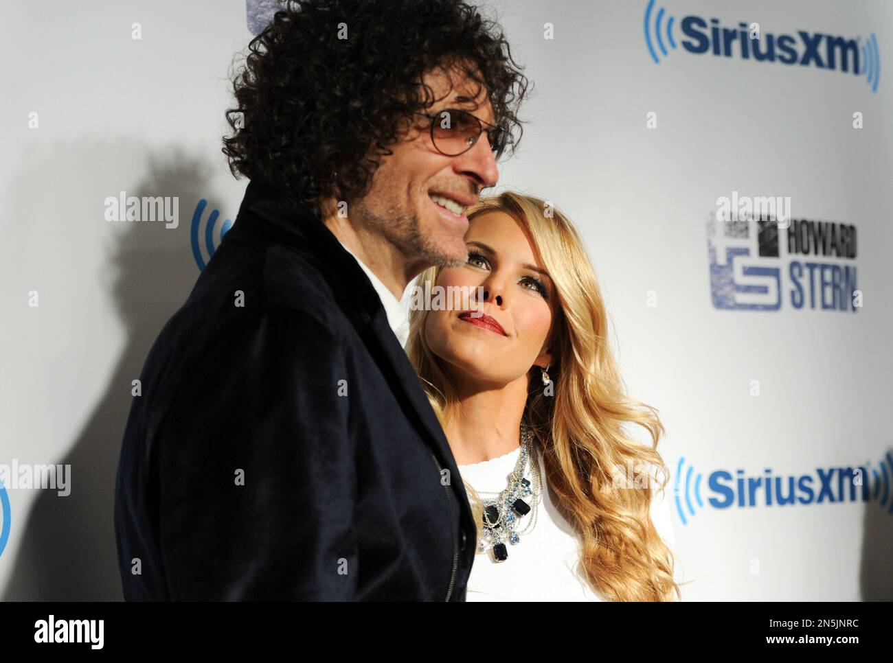 Satellite radio talk show host Howard Stern and wife Beth Stern arrive ...
