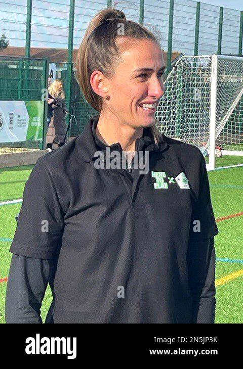 Jill Scott at the official opening of a football pitch named after her ...