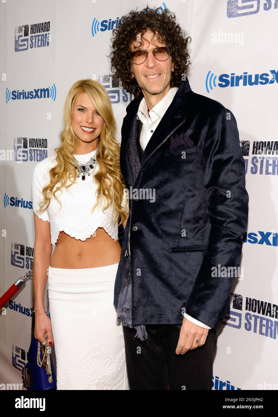 Satellite radio talk show host Howard Stern and wife Beth Stern arrive ...