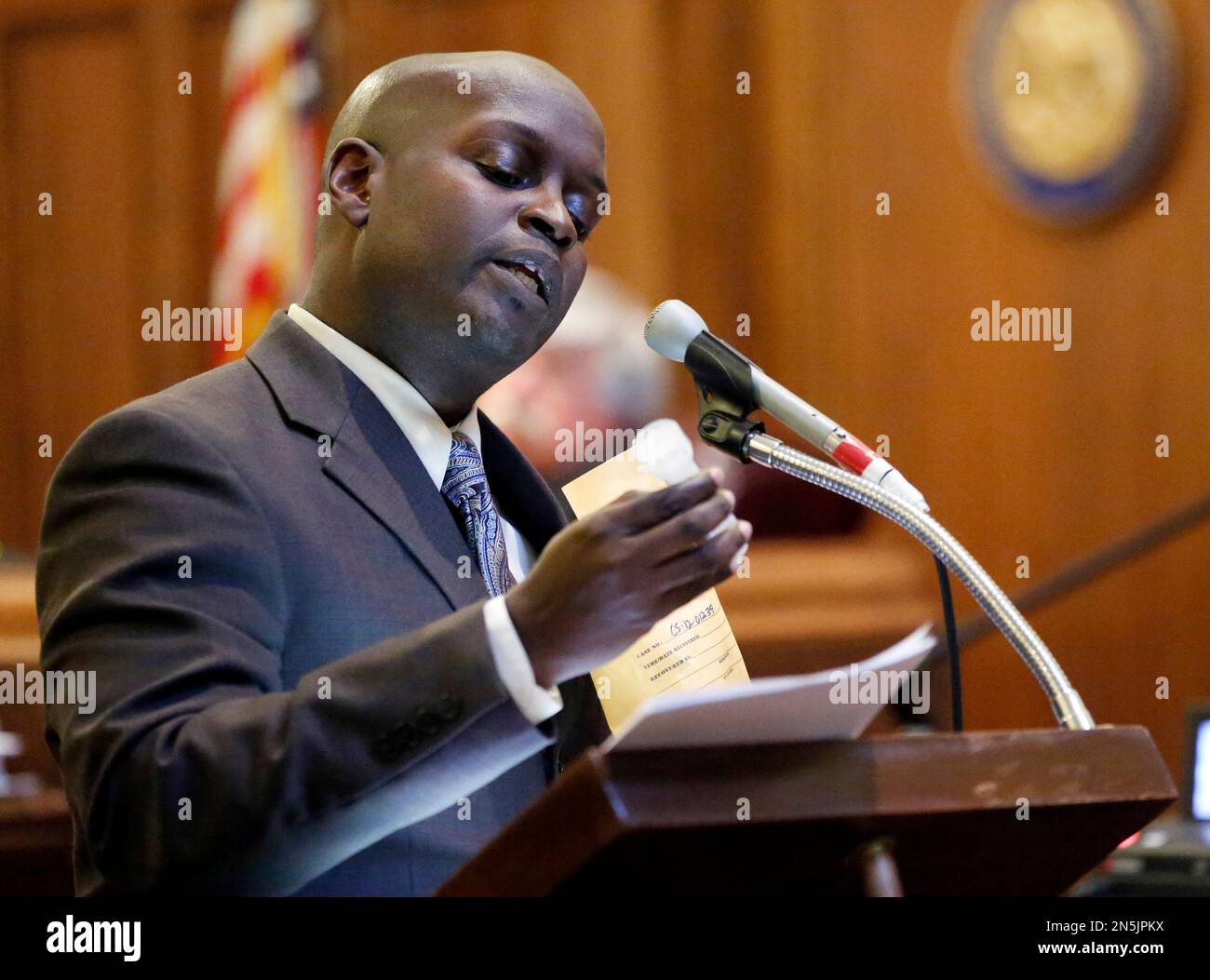 Attorney David F. Linzey of the Mississippi Attorney General's Office ...