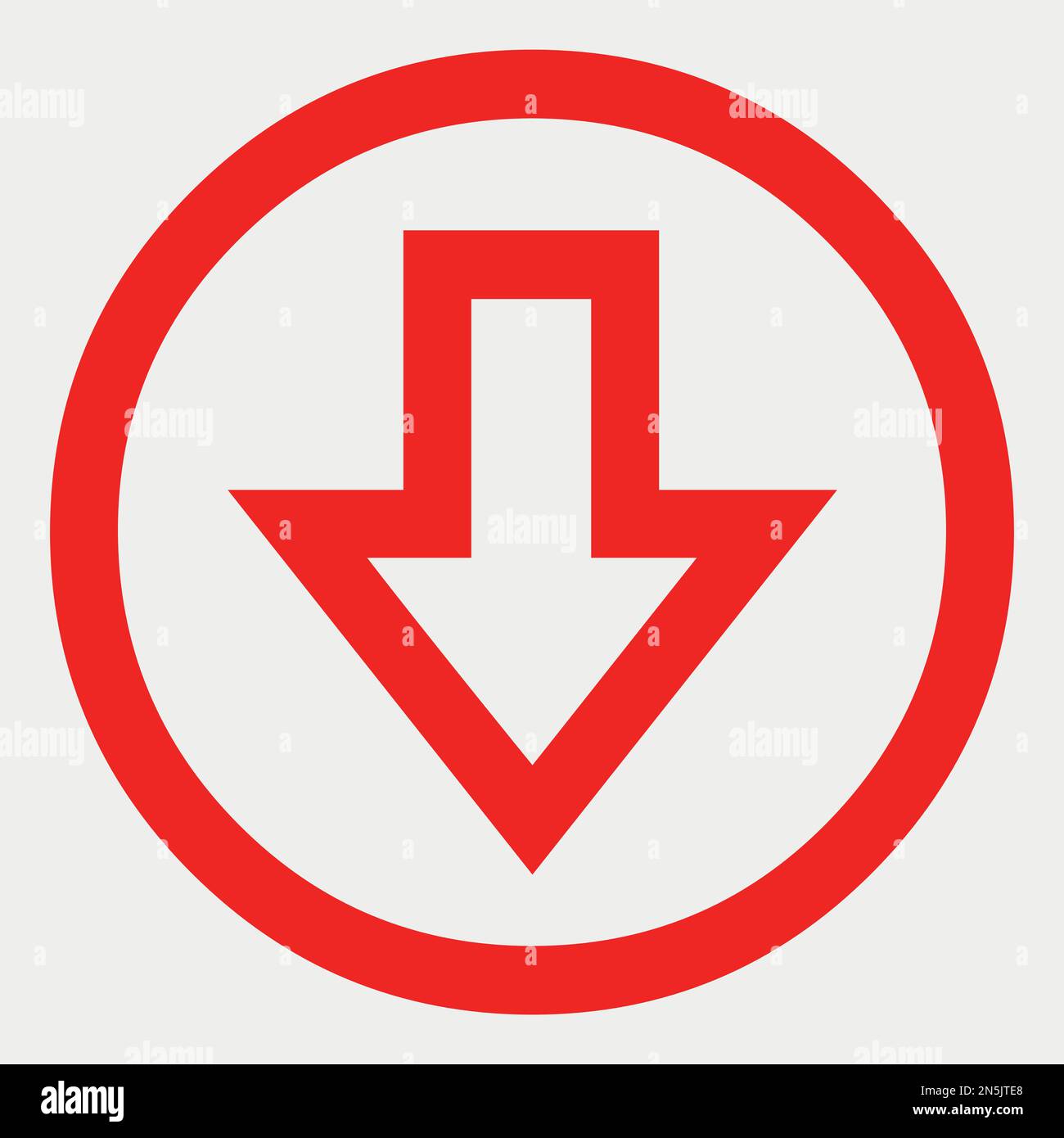 Directional Arrow Sign vector illustration Stock Vector Image & Art - Alamy