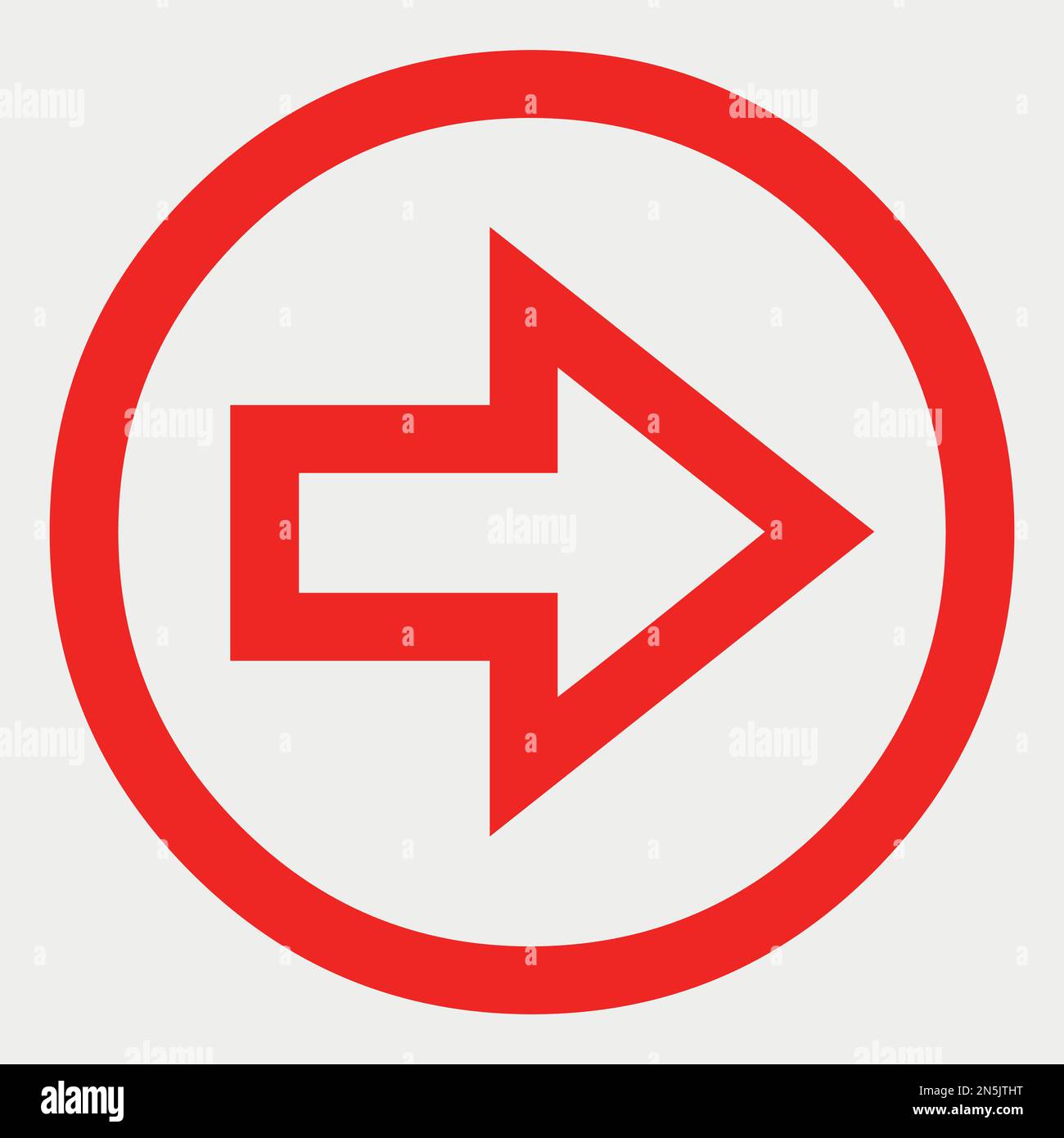 Directional Arrow Sign vector illustration Stock Vector Image & Art - Alamy