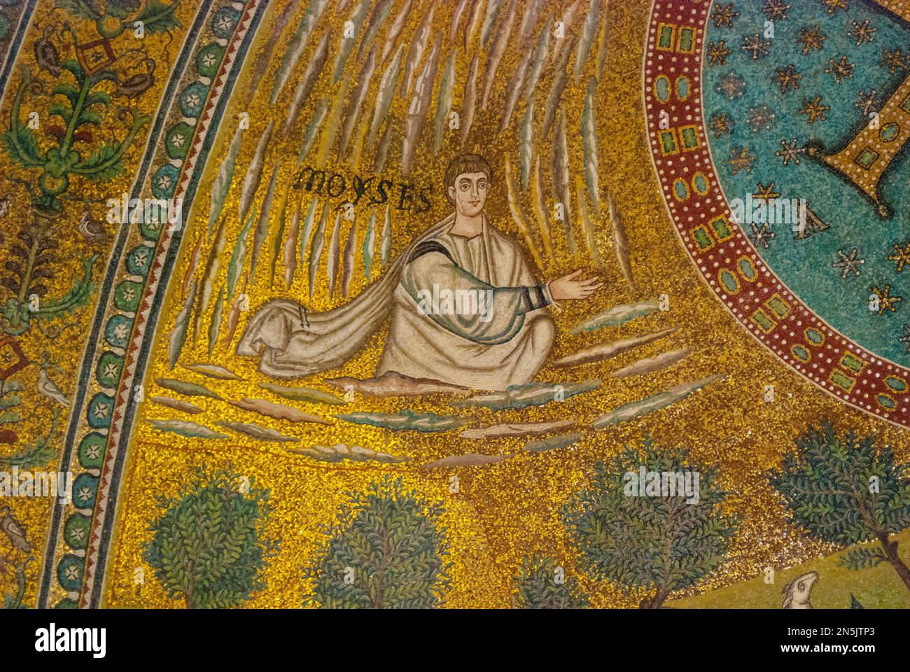 Picture of a Byzantine mosaics of city of Ravenna in Italy Stock Photo ...