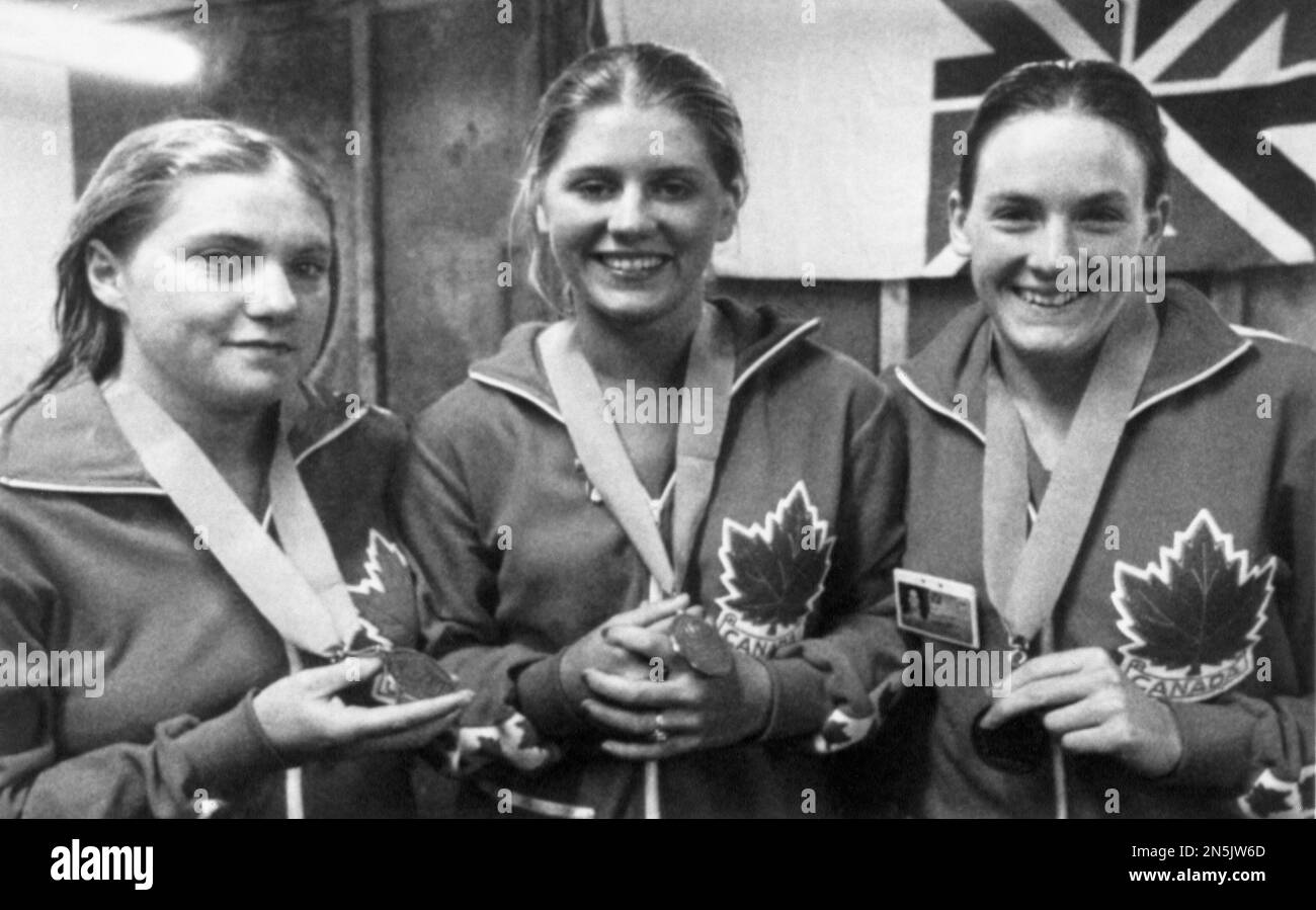 Three Canadian girls carry off all three medals for the Springboard ...