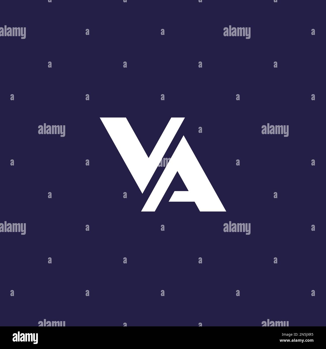 VA letters logo, vector monogram design Stock Vector Image & Art - Alamy