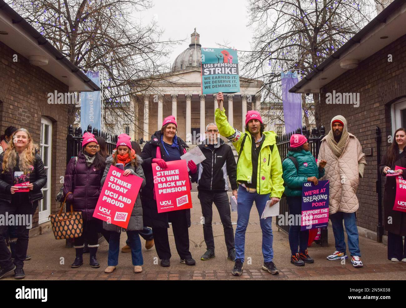 London, UK. 9th February 2023. University and College Union (UCU ...