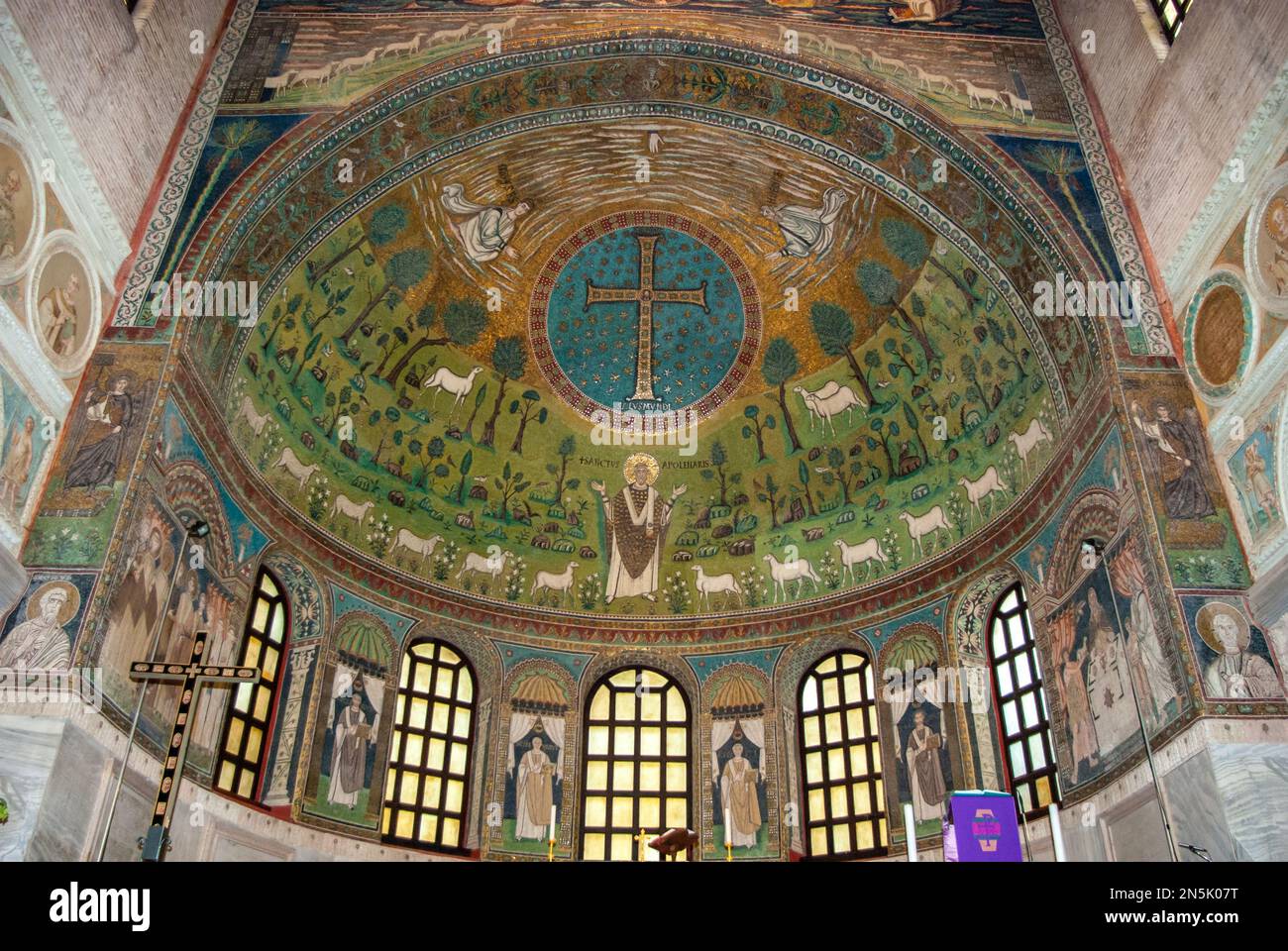 Picture of a Byzantine mosaics of city of Ravenna in Italy Stock Photo ...